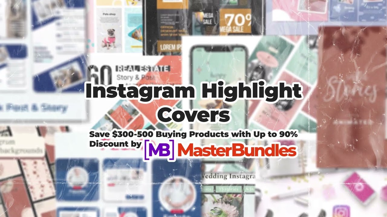 Premium Instagram Highlight Covers - MasterBundles