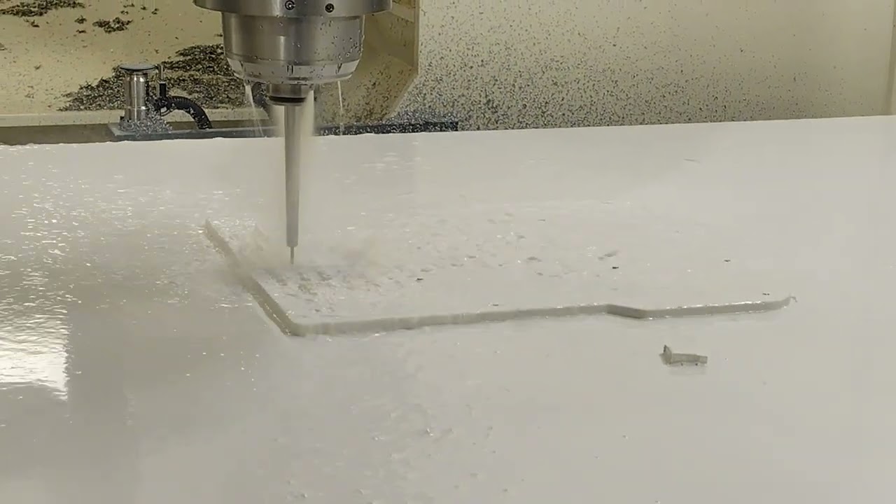 CNC Milling a Custom Plastic Plate | Precision Machining Process #cncmilling  #cncmachining