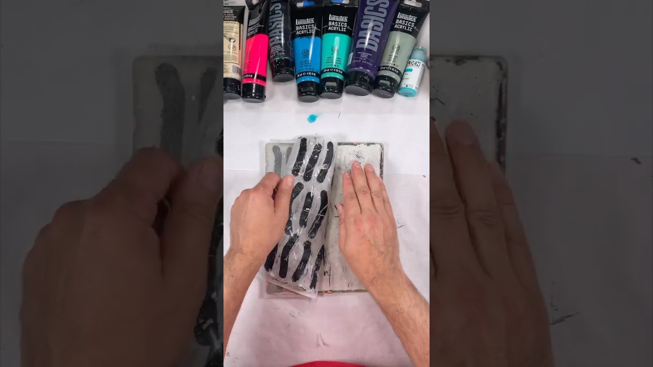 You can use matte medium on a gel plate?!