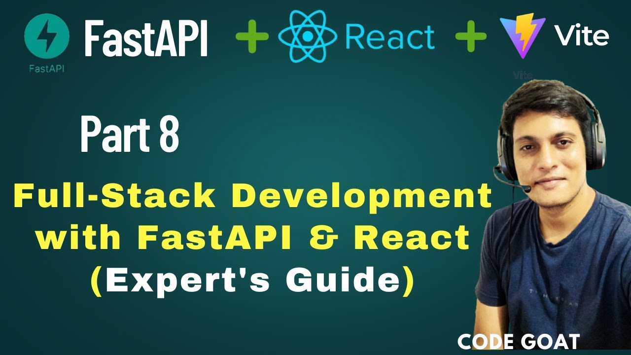 FastAPI Tutorial #8: From Scratch! Build a React (Vite) & FastAPI E-commerce App (Full Tutorial)