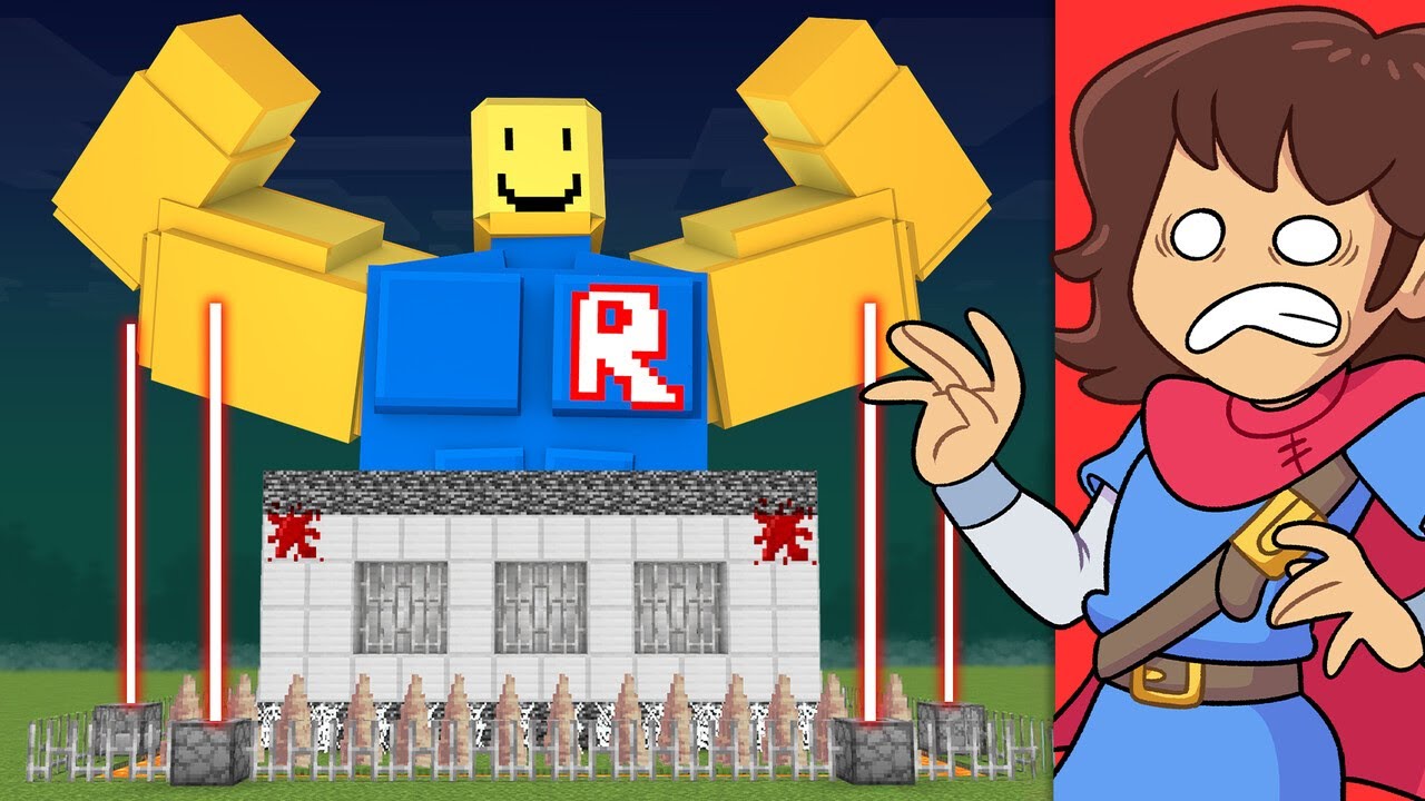 Roblox vs Security House in Minecraft