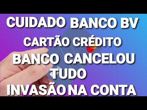 CARTÃO CRÉDITO DE BV MINHA CONTA FOI FRAUDADA E BANCO CANCELOU TUDO SEM EU PEDIR (ATENDIMENTO RUIN)