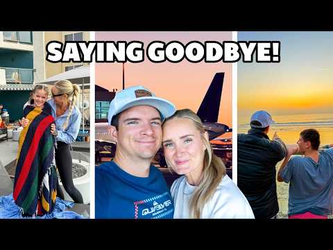 SAYING GOODBYE TO THE BINGHAM FAMILY WEDDING IN SAN DIEGO! ✈️ FLYING ACROSS THE COUNTRY BACK HOME