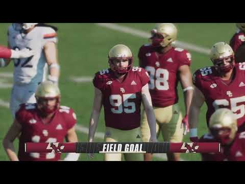 College Football 25 | Virginia Cavaliers vs Boston College Eagles | Alumni Stadium | PS5 Gameplay