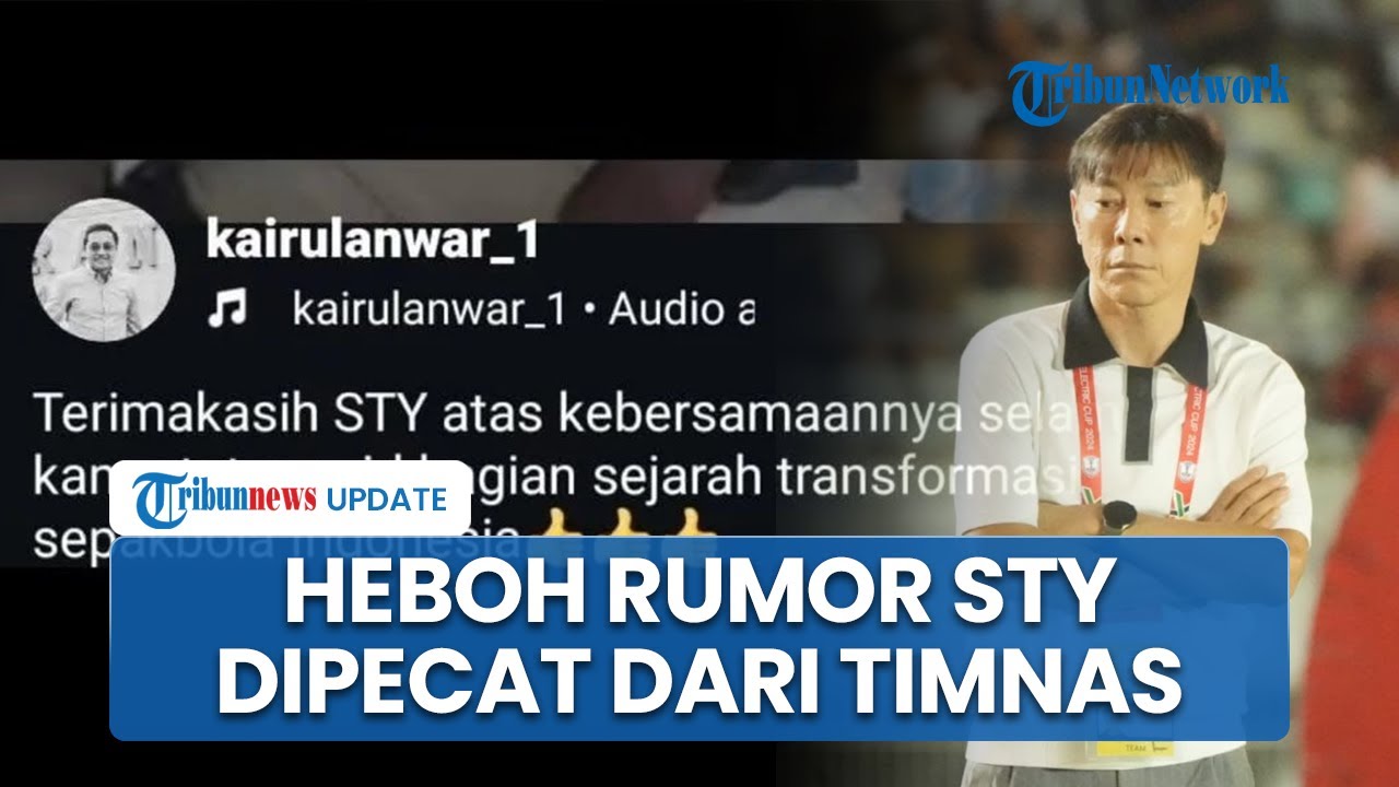Rumor Shin Tae-yong Dipecat Menggema di Medsos: IG Erick Thohir Diserbu hingga PSSI Buka Suara ...