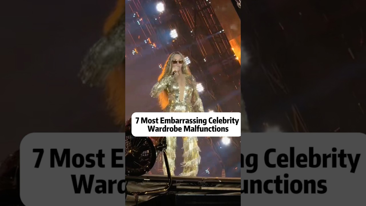 7 most embarrassing celebrity wardrobe malfunctions #celebrity