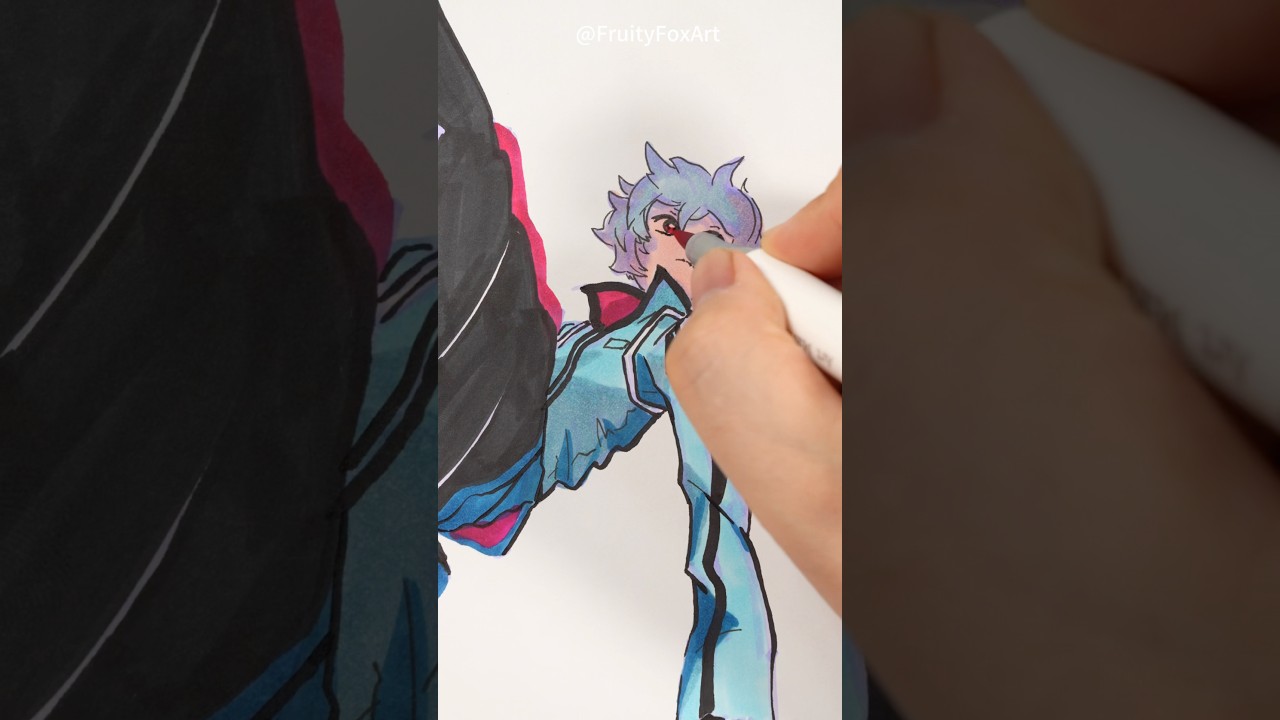 Drawing anime anatomy kicking pose #art