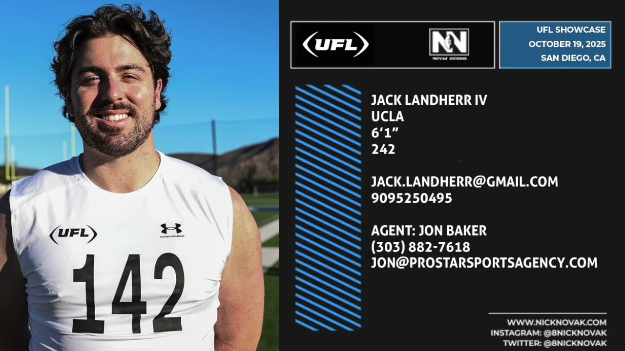 UFL Jack Landherr LS