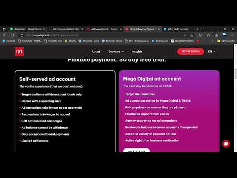 Free Tiktok agency Ads account with no any tax