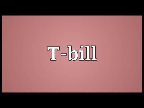 T-bill Meaning