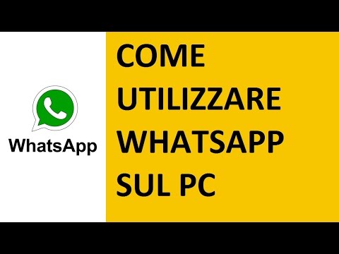 Come usare whatsapp su pc tramite whatsapp web