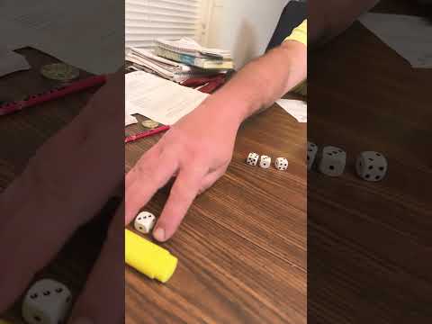 Learning how to play Yahtzee with a 5 year old #shorts