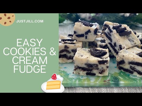 Easy Cookies and Cream Fudge