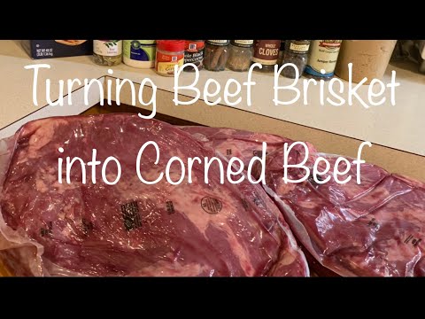 ST. PATRICK’S DAY FEAST PART 1 | TURNING BEEF BRISKET INTO CORNED BEEF | ALL AMERICAN COOKING
