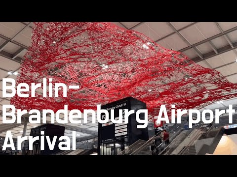 Lufthansa Berlin-Brandenburg Airport Arrival - Berlin Central Station (Hbf) 베를린-브란덴부르크 신공항 - 베를린 중앙역