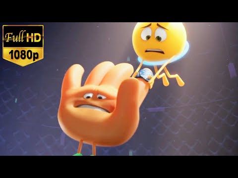 The Emoji movie (2017) - Saving Hi-Five in the Trash scene [HD 1080p]