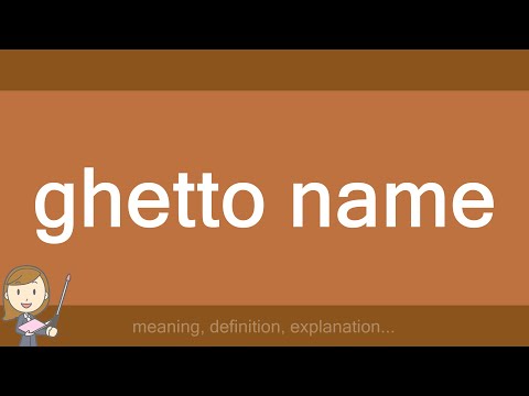 ghetto name