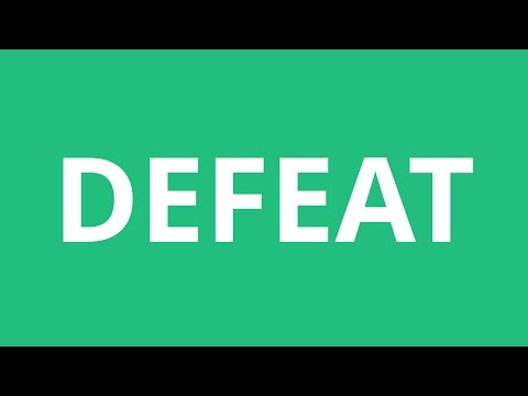 How To Pronounce Defeat - Pronunciation Academy