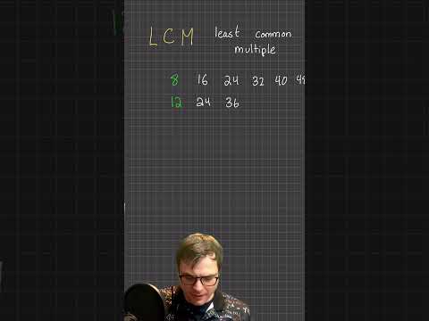 Least Common Multiple - What is LCM and how do I find it? #math #education