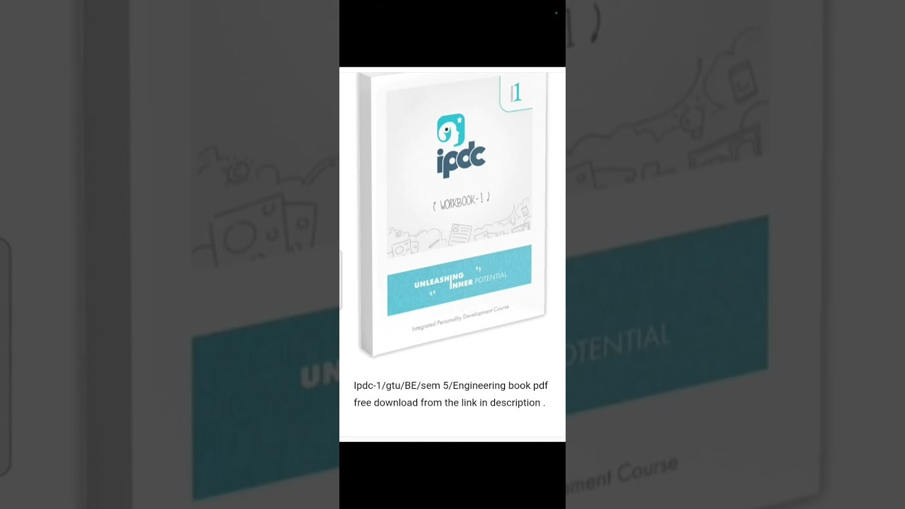 IPDC-I/gtu/BE/sem 5/Engineering book pdf