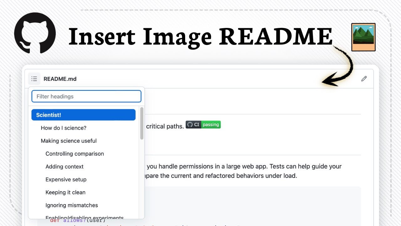 How to add an image to a GitHub README