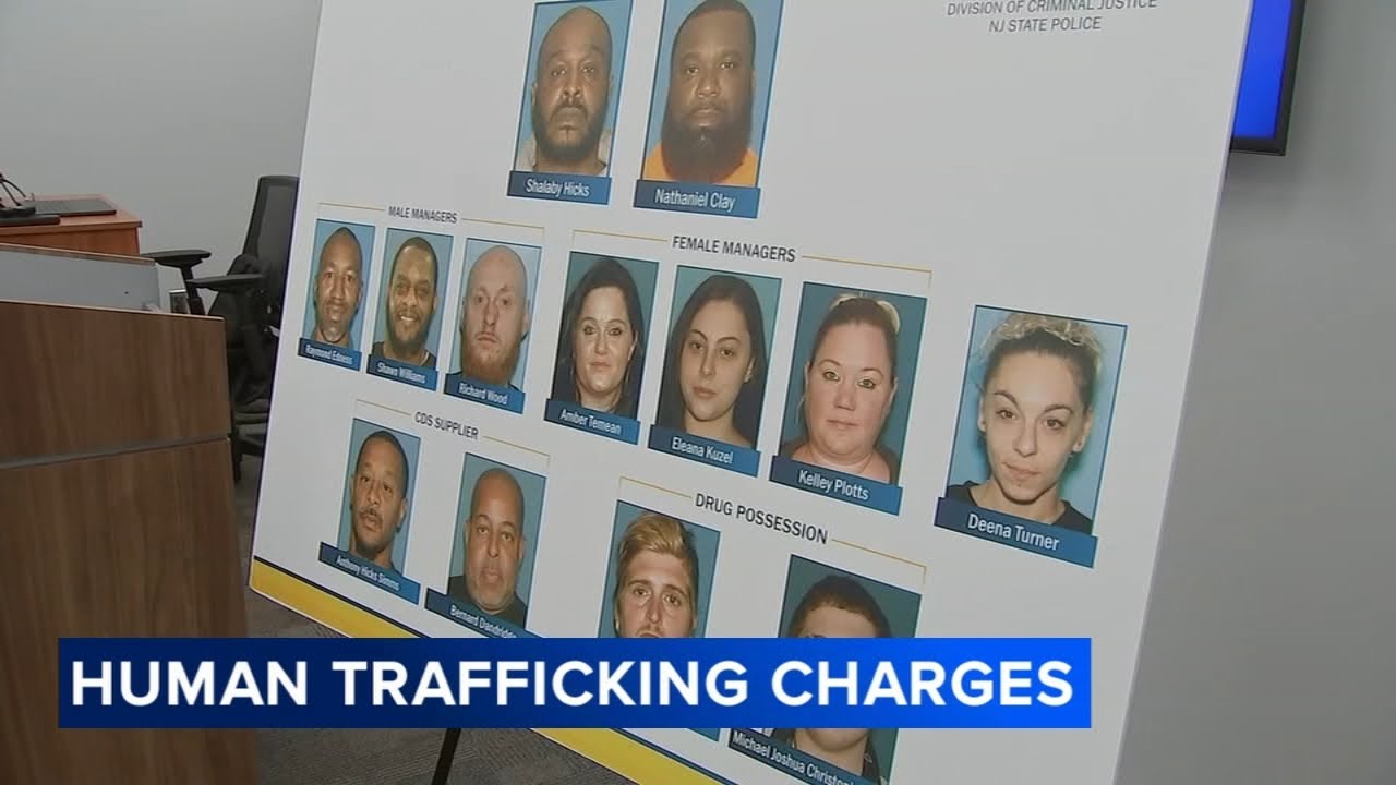 More than a dozen charged after human trafficking ring bust in New Jersey