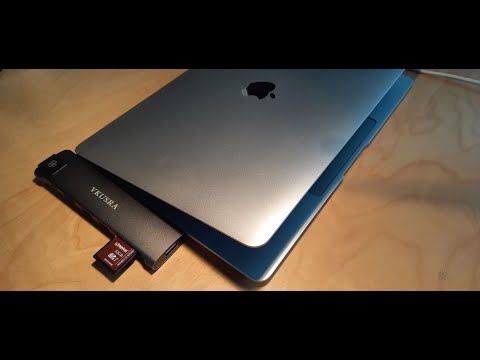 SD Karte auf den MacBookAir aufmachen und Clips verschieben