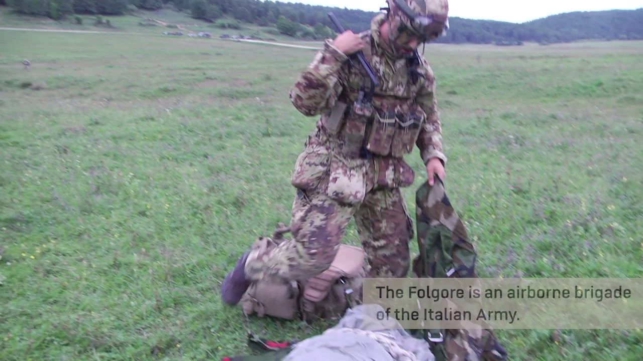 Saber Junction 2019 Italian Army Paratroopers, Folgore Brigade
