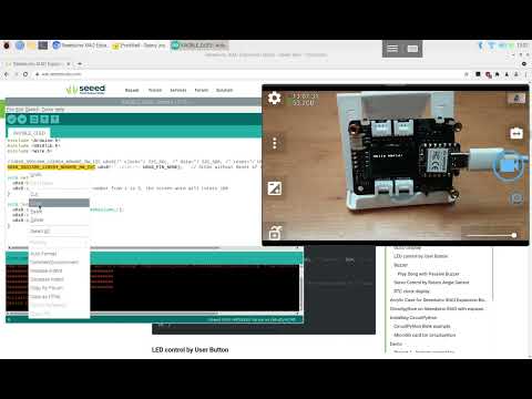 XIAO BLE Sense/Expansion board (Arduino Framework) to control SSD1306 I2C OLED
