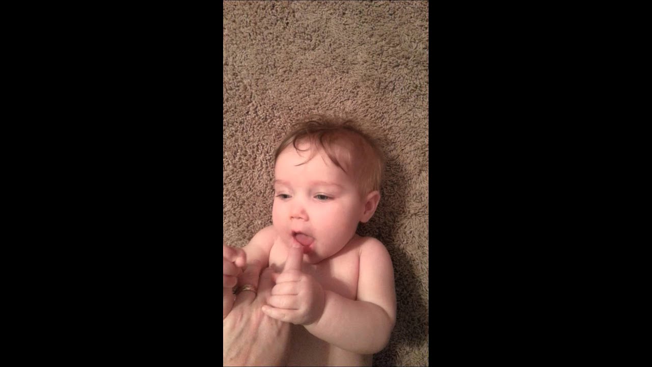 Kaylie is ticklish