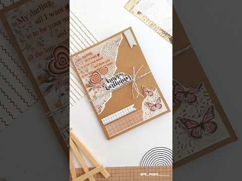 Vintage birthday card | #artroom #craft #gift #cards #diycrafts