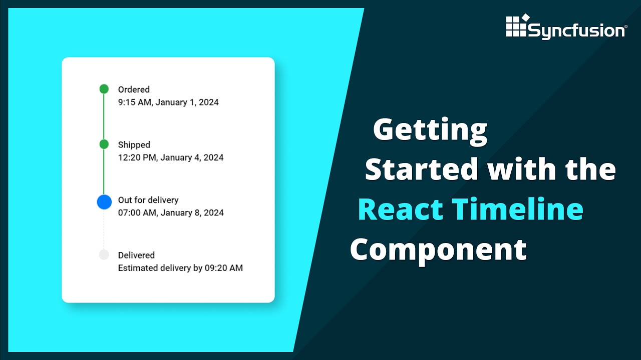 Getting Started with the React Timeline Component