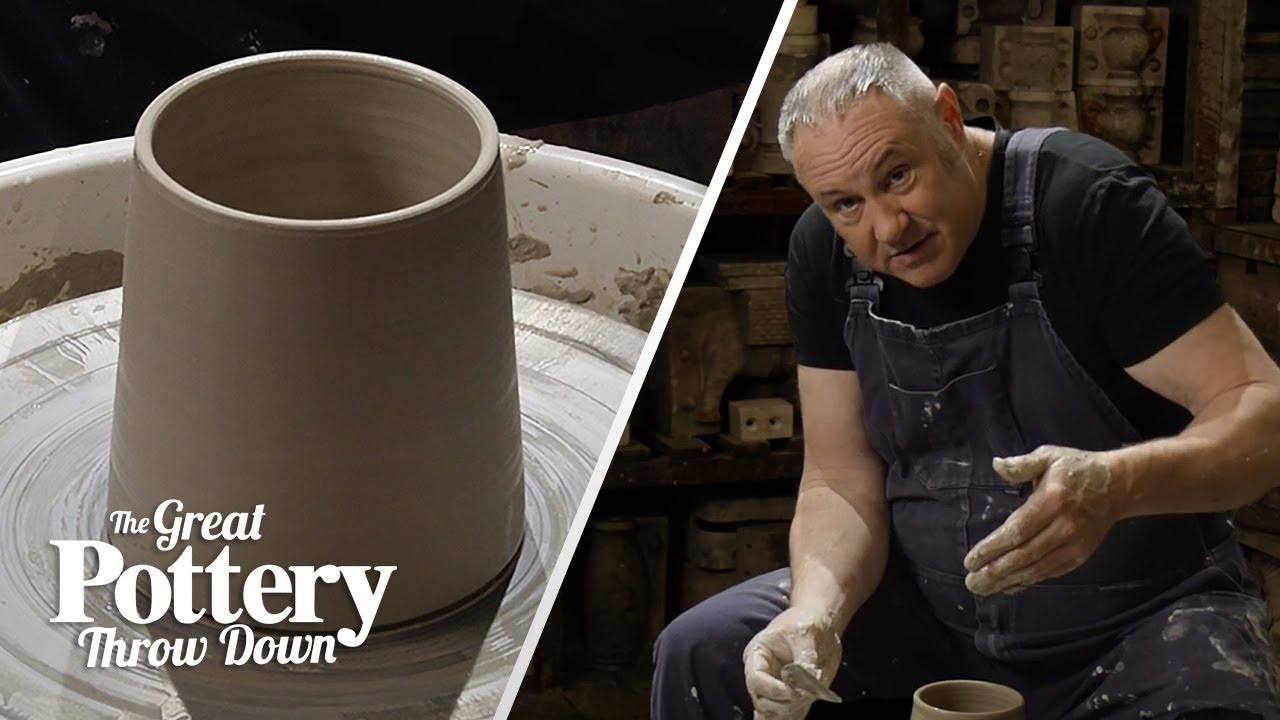 How to make a perfect cylinder in seconds | Mini Masterclass | The Great Pottery Throw Down