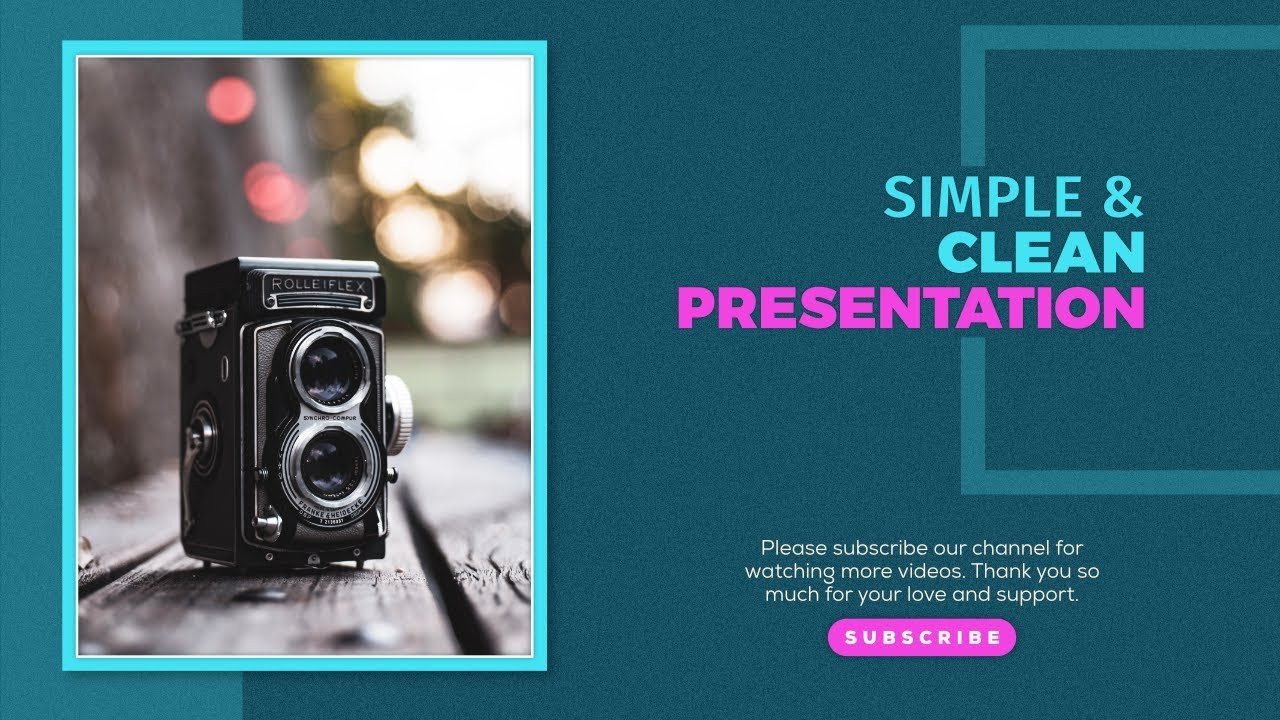 Simple and Clean Business Presentation Design - Affinity Designer