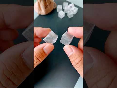 How to make fakeicecubes with cello tape🤟 #diy #icecube #cellotape #fake #shorts #trending #yt #art
