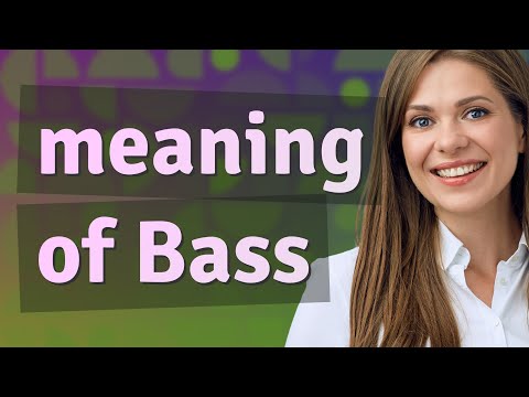 Bass | meaning of Bass