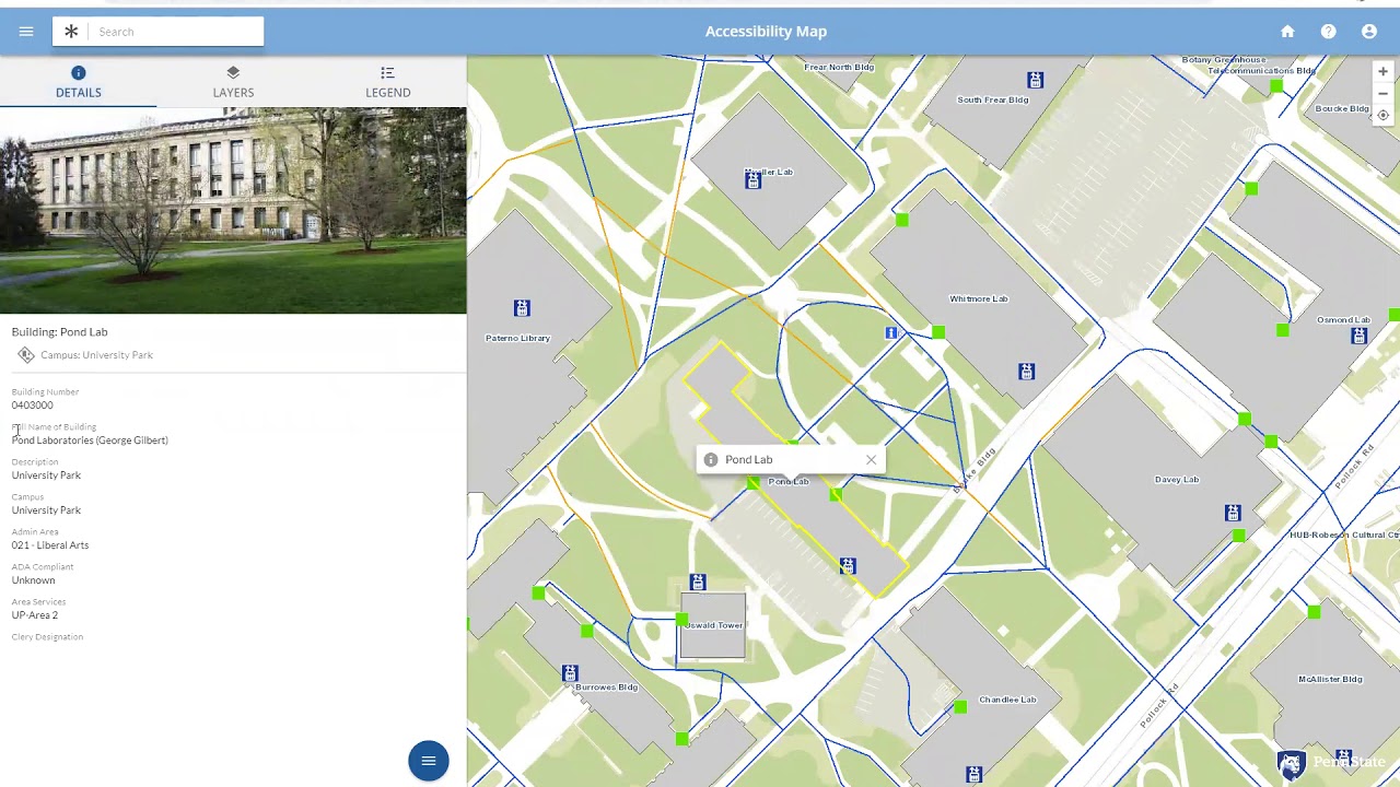 Accessibility Map/Campus Viewer