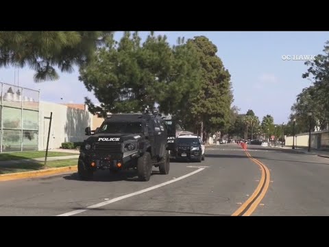 Bomb threat prompts lockdown at Santa Ana High School