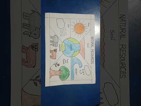 NATURAL RESOURCES || Natural resources project idea for kids