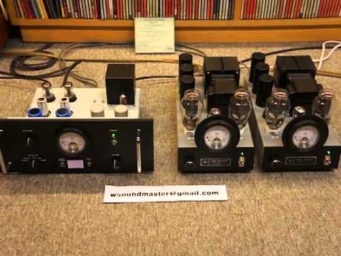 W Front Meter Type Tube Preamp & W Round-arch Type 300B PP Power Amps Performance (Classic Music CD)