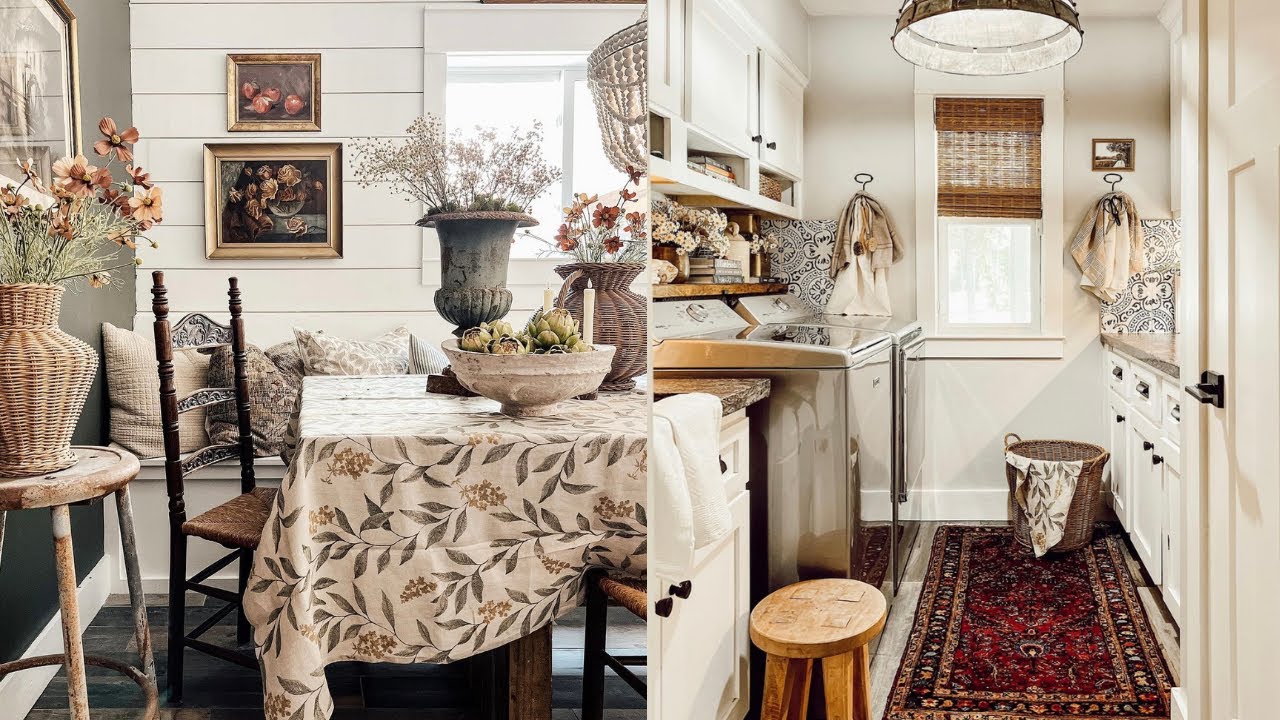 Stunning Antique Farmhouse Style Home Tour | Pine Bend Home Tour