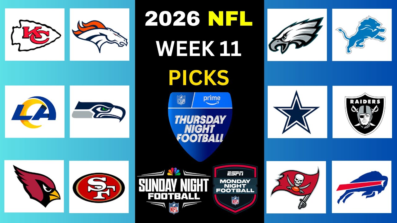 2025 NFL WEEK 11 GAME PICKS: FULL WEEK PREDICTIONS