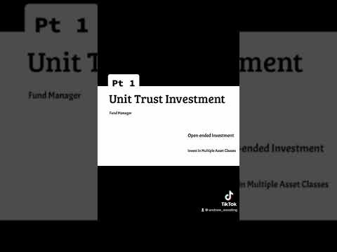 Unit Trust Investment Part 1