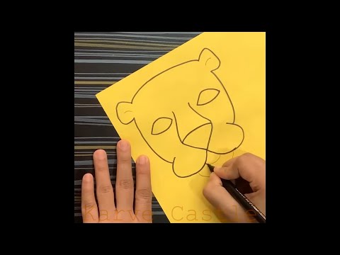 #shorts | Lion face mask | Lion mask | How to make Lion mask | Animal face mask
