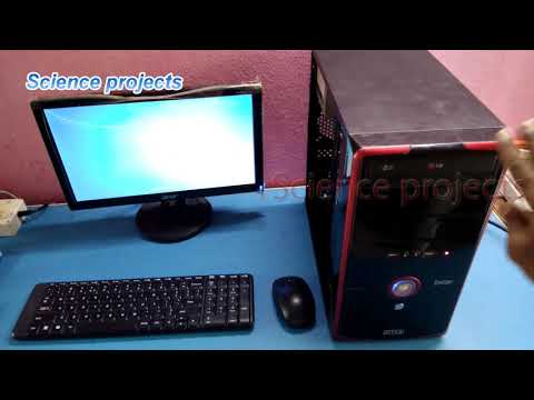 Connecting Mouse keyboard and Monitor to a Desktop PC, Wirelessly connecting a monitor, keyboard