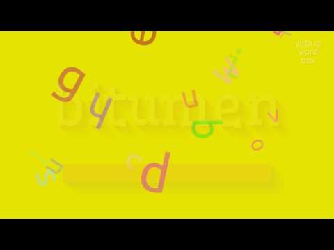 How to say "bitumen"! (High Quality Voices)