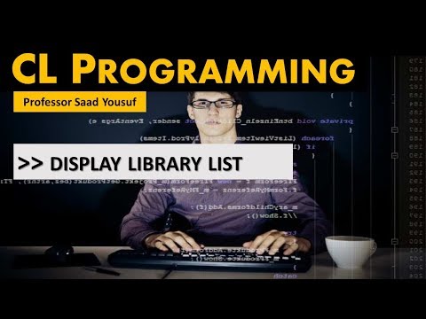 Introduction to CL Programming - Example display library list