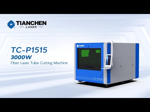 TC-P1515 3000W Fiber Laser | High-Precision Tube Cutting