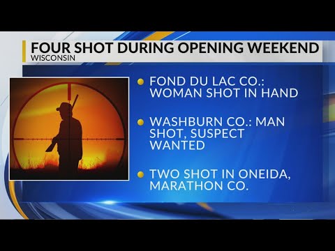 Wisconsin DNR reports 4 hunting incidents during opening weekend