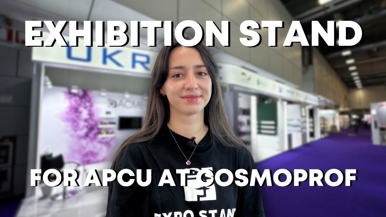 Custom Exhibition Stand for the APCU at #cosmoprof